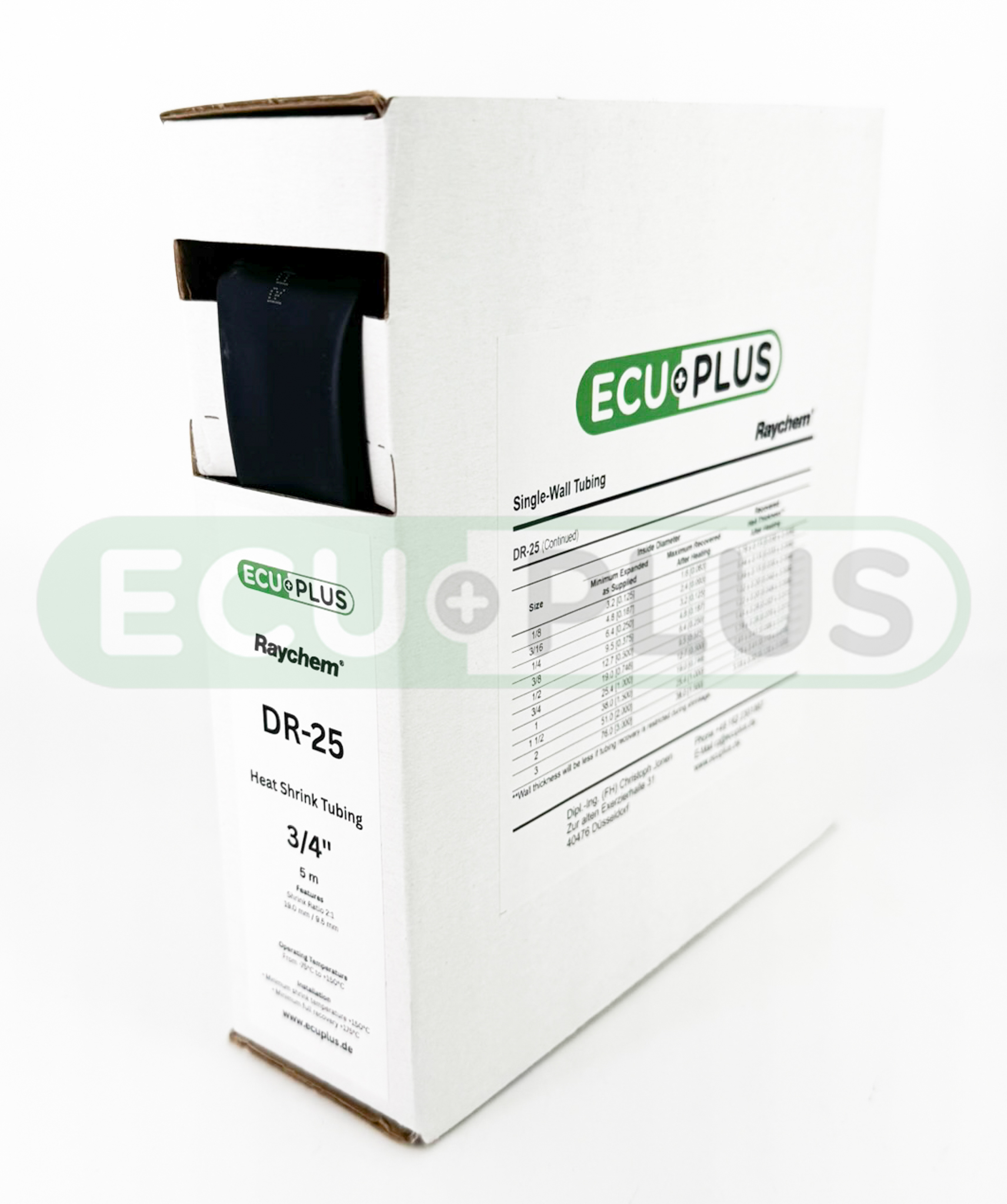 ECUPlus GmbH - Motorsport Wiring & Electronics - Raychem DR-25 3/4" 5m Box